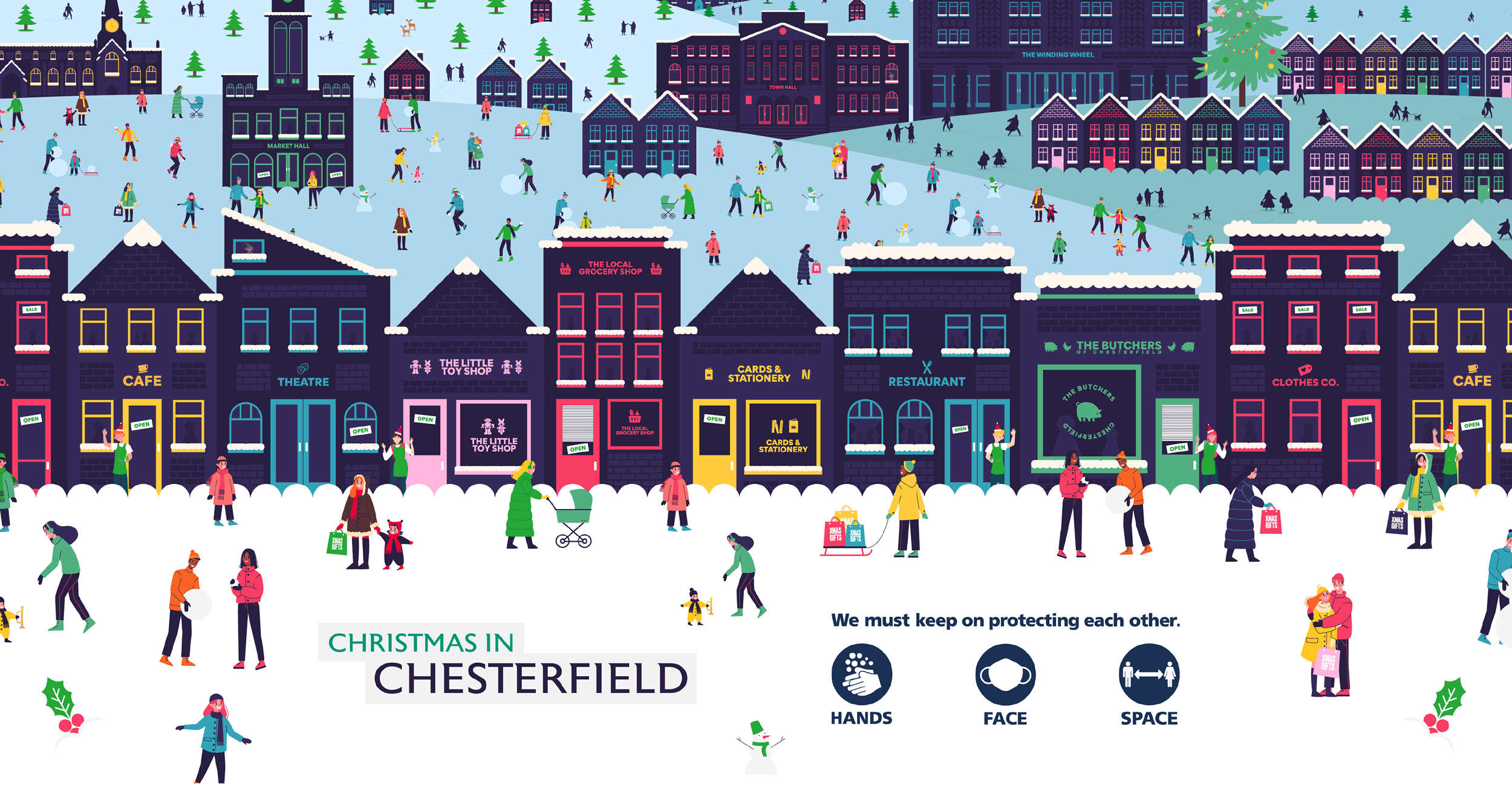 Chesterfield Market at Christmas | Destination Chesterfield