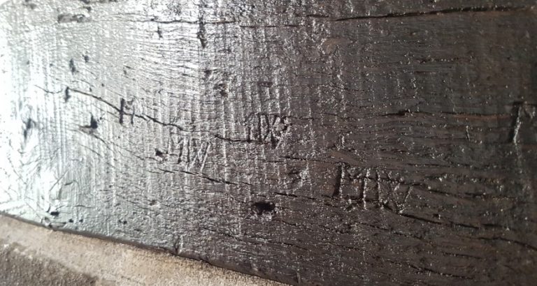 Unusual markings designed to 'ward off witches' discovered at historic ...
