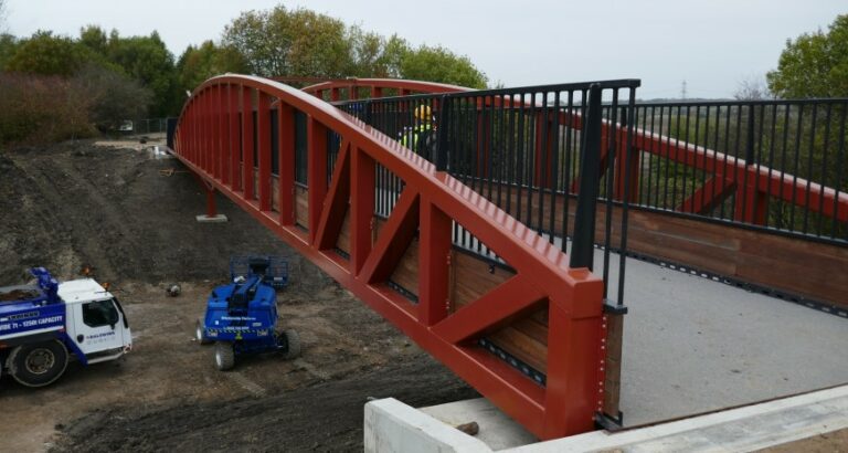 New canal bridge installed at Staveley - Destination Chesterfield ...