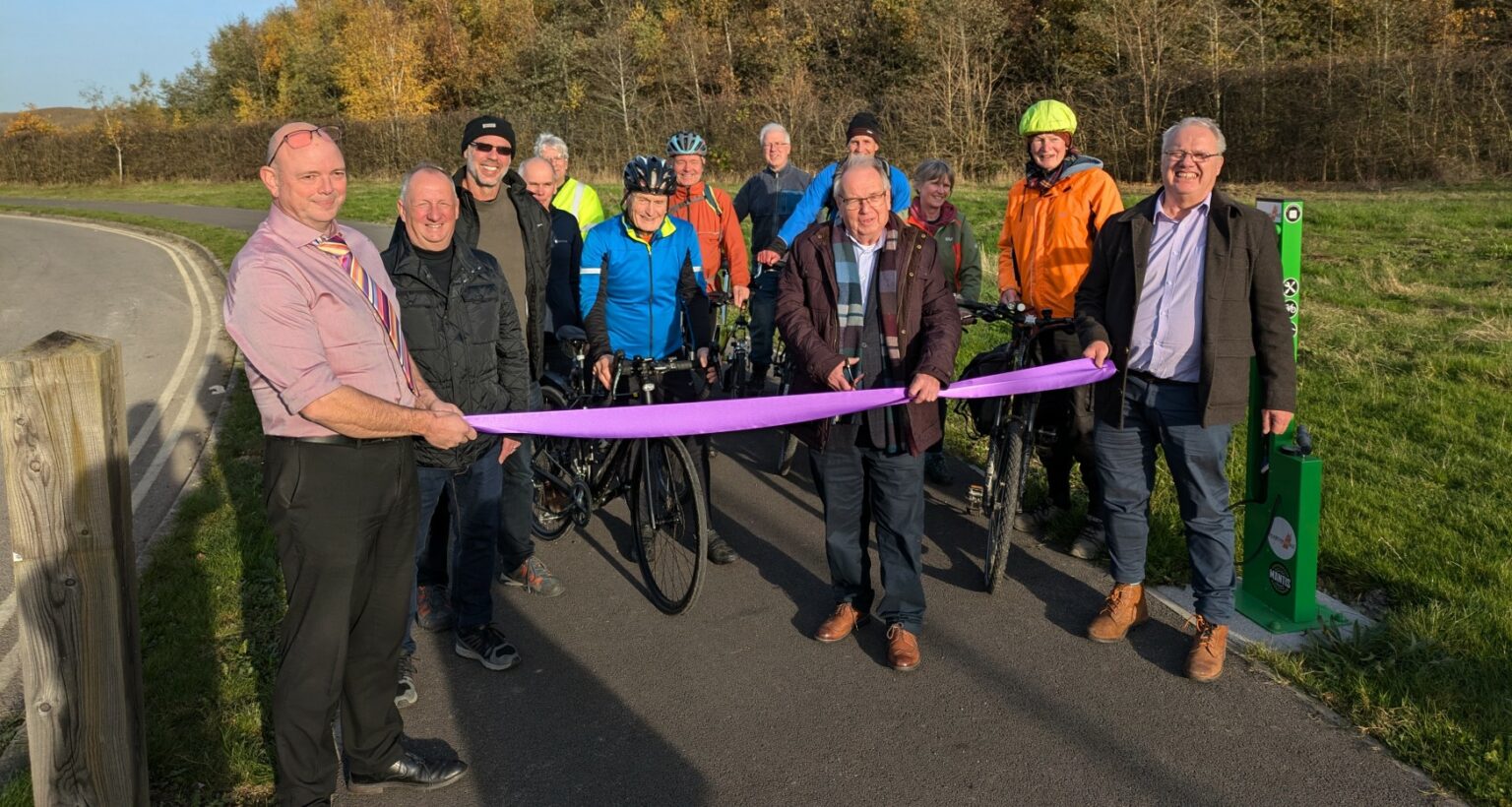 New cycling route opens at Markham Vale - Destination Chesterfield ...